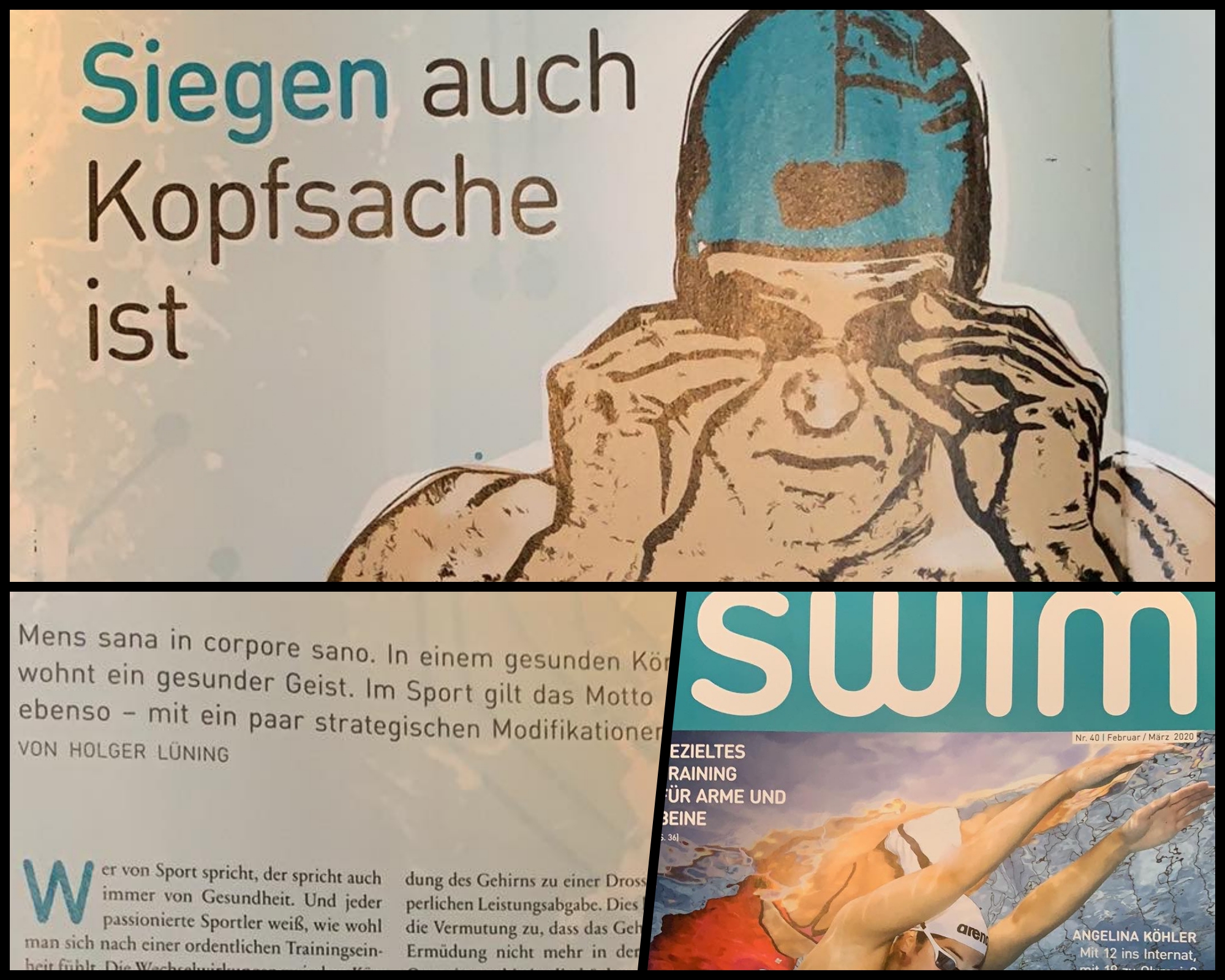 swim 40: Artikel über Kopfsachen - DER AUSDAUERSPORT-EXPERTE